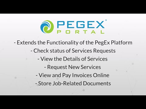 Overview of the PegEx Portal