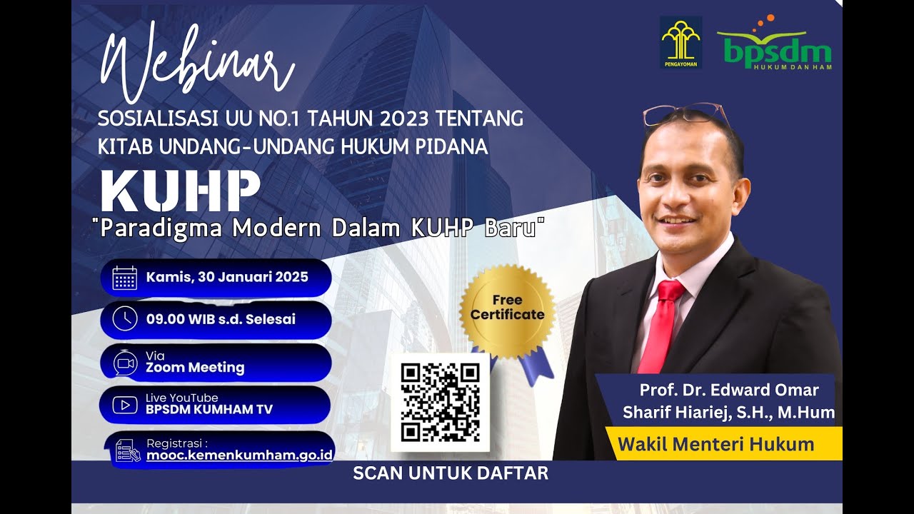 Understanding Indonesia's New Criminal Code: Webinar Insights on Law No ...