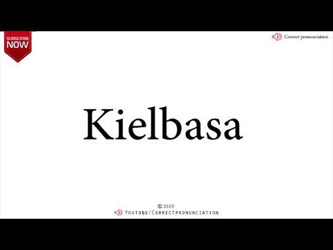 How to Pronounce Kielbasa - Pronounce it right! #correctpronunciation