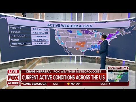 Over 60 Million Under Winter Weather Alerts As Winter Storm Barrels Eastern US