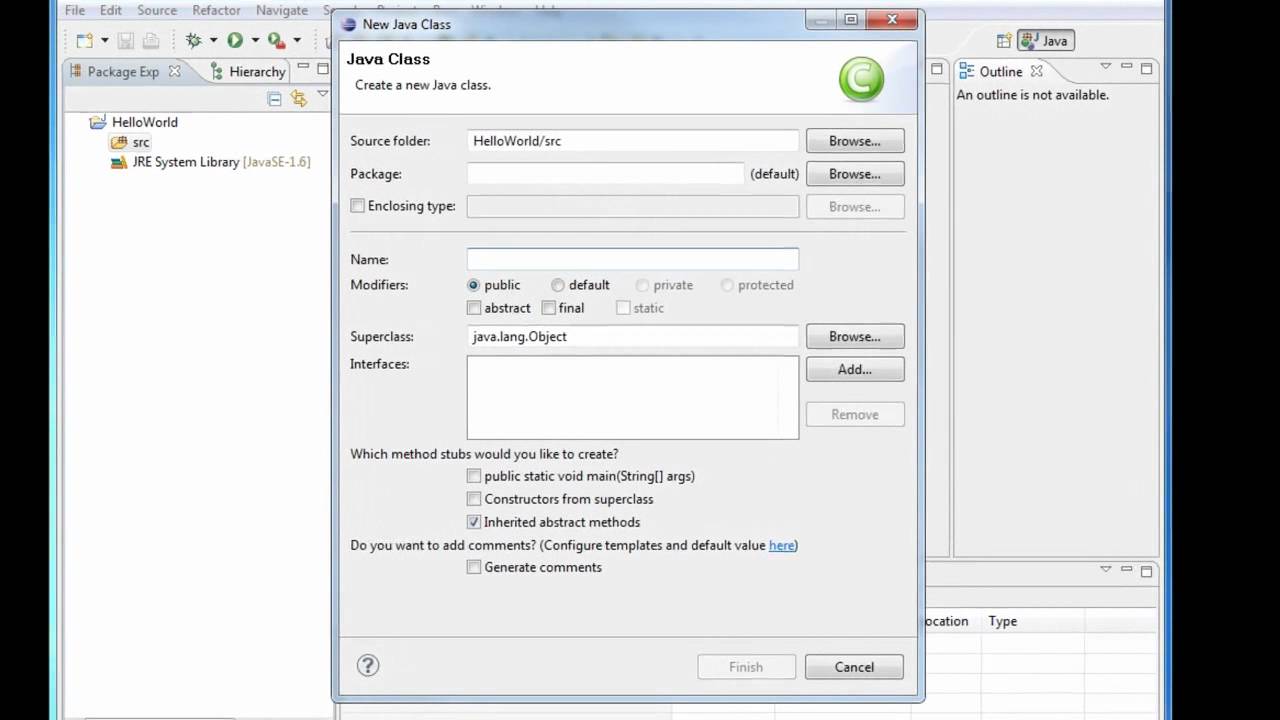 Java Tutorial #1 - Eclipse/Hello World