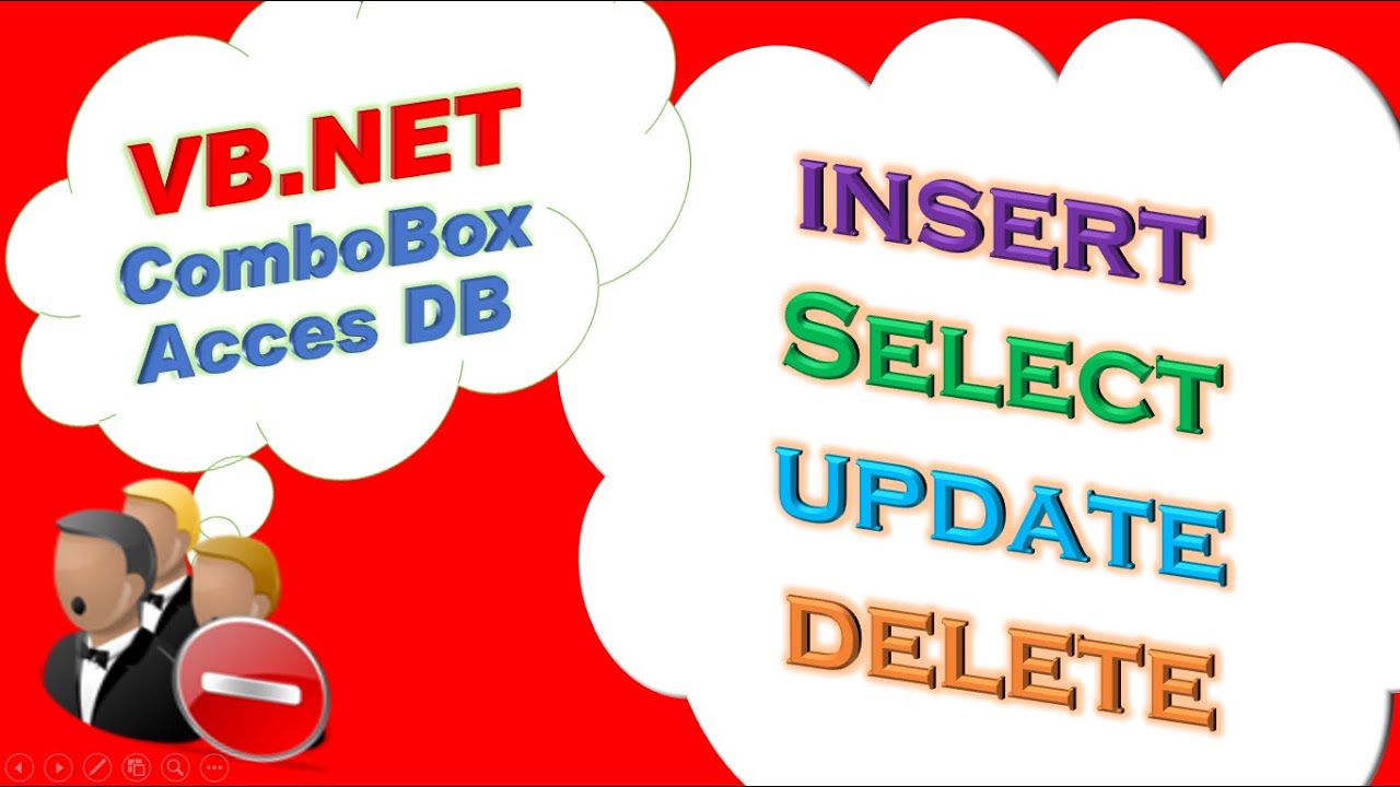 VB.NET Access DataBase Ep.03 : ComboBox  - INSERT,SELECT,UPDATE,DELETE FULL