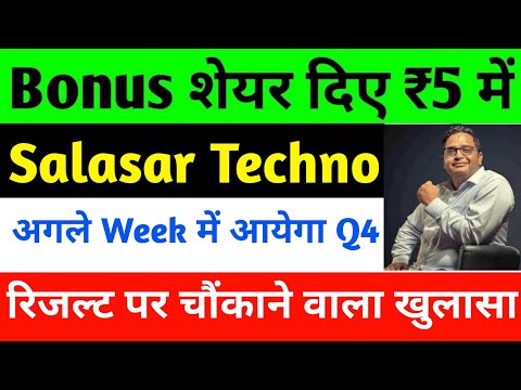 Salasar Techno Share latest news today | Salasar stock analysis