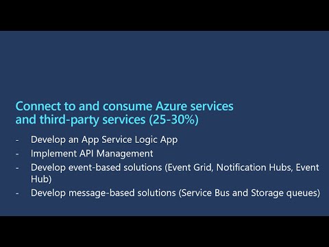 CERT AZ 204 Mod 5 Connect to and consume Azure services