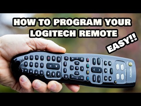 How to Program Your LOGITECH Universal Remote to ANY Device!