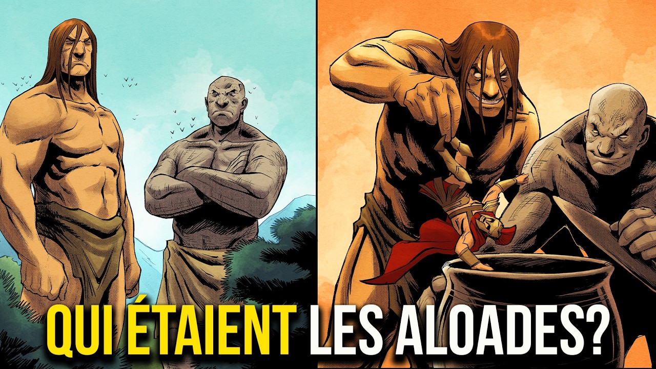 Les Frères Géants qui Menacèrent l’Olympe – Les Aloades  – Mythologie Grecque