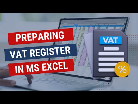 How to prepare VAT Register in Excel | KBA