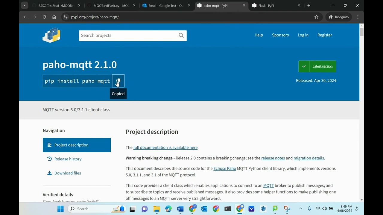 Using Codespaces on a GitHub repository with a Python program