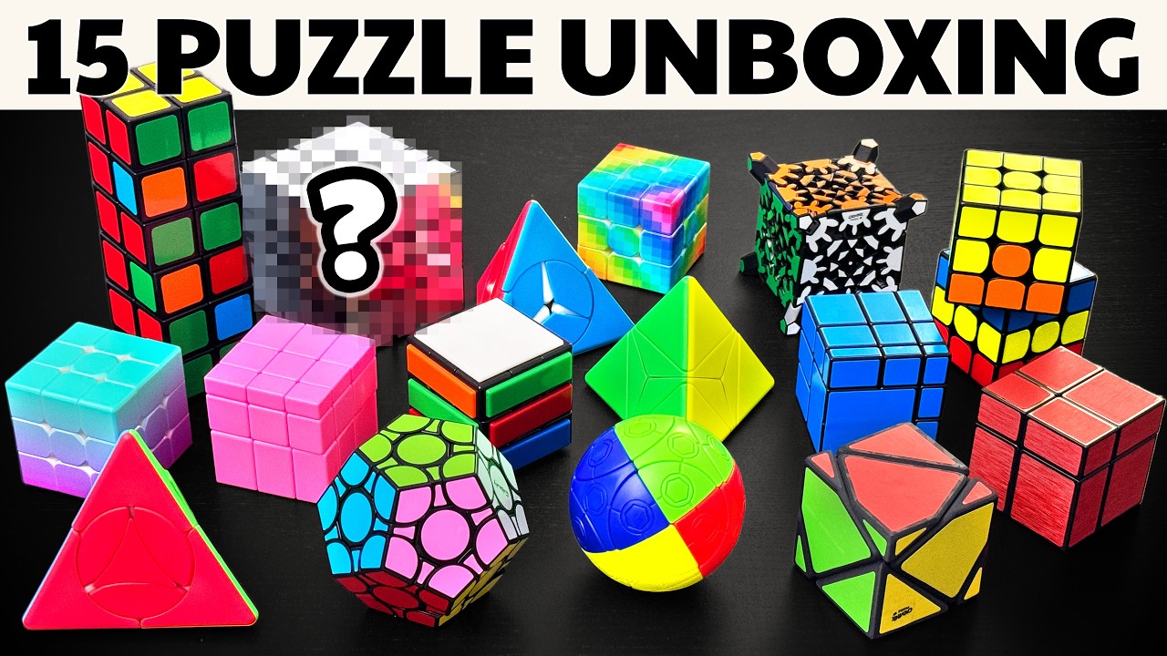 15 CRAZY Rubik's Puzzles from Easy to Hard!