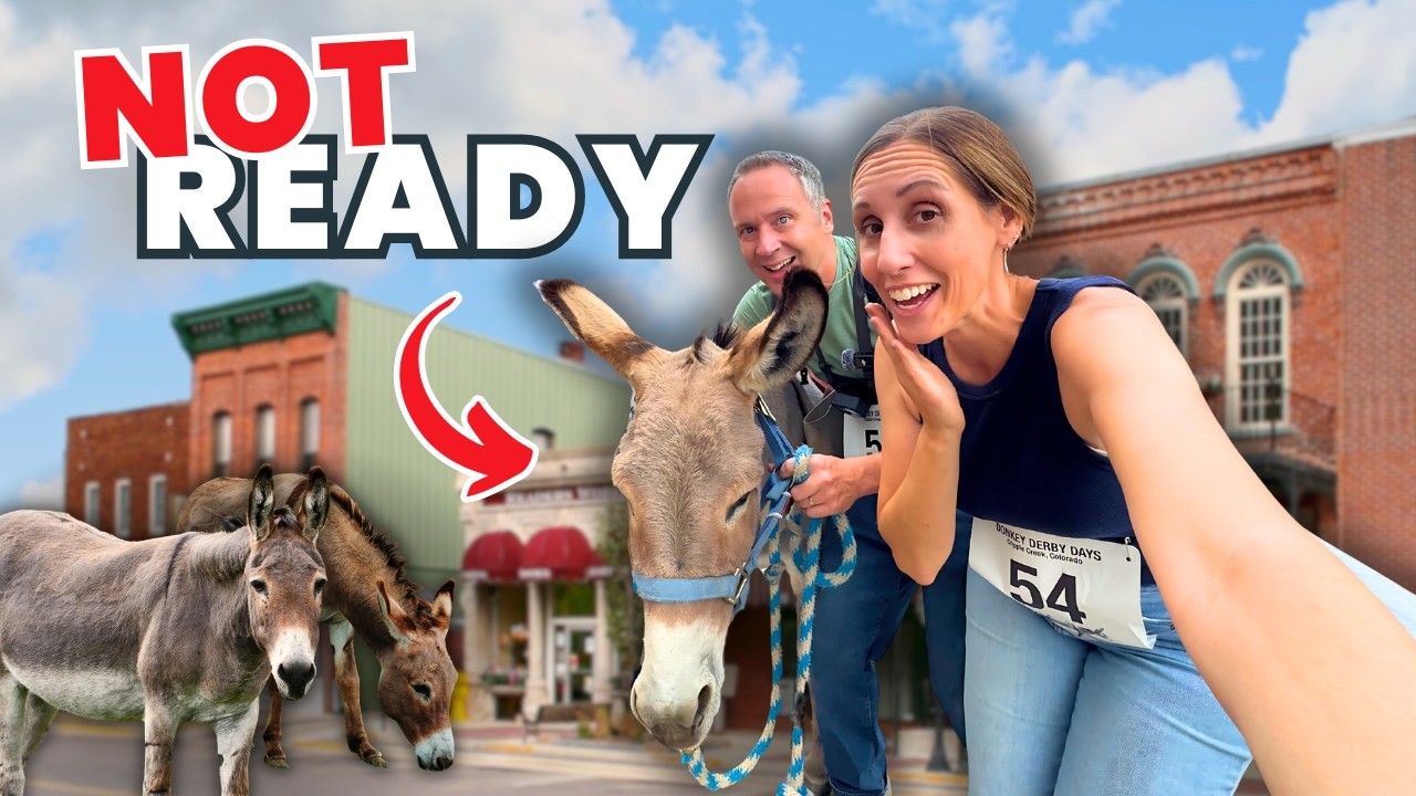 We Entered the STRANGEST Race in Colorado (Donkey Derby Days)