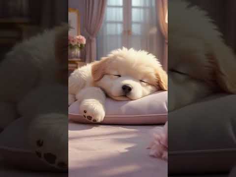 Sleepy Puppy Napping Peacefully AI Cute Pet Animation πΆπ€