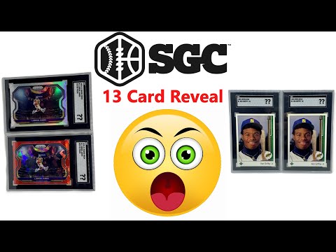13 Card SGC Reveal - Are They The 2nd Best Grading Company?