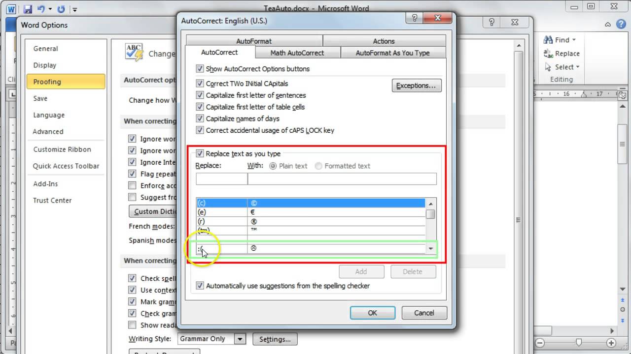 CAT 10 Word Processing Office - 12 Autocorrect & Typography