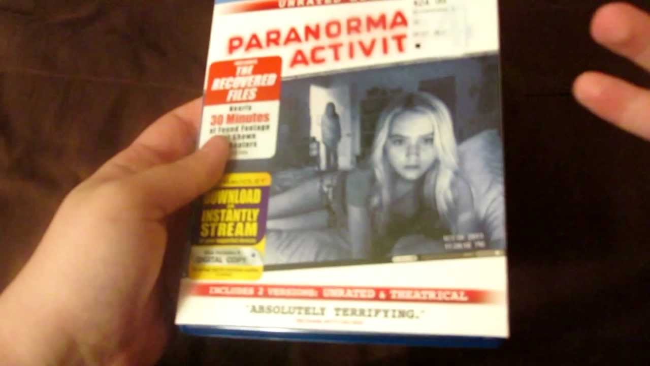 Paranormal Activity 4 Blu-Ray/DVD Combo Review/Unboxing  (HD)