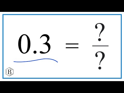 0.3 as a Fraction (simplified form)
