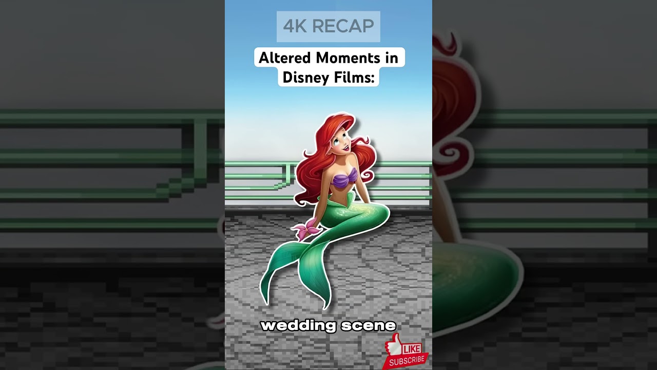 😲 Altered Moments in Disney Films 😲 #shorts #viralvideo #shortsfeed #movie