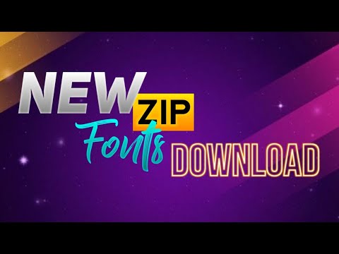 Download New Stylish Decorative Font Zip File || Stylish Font Zip Kaise Download Kare