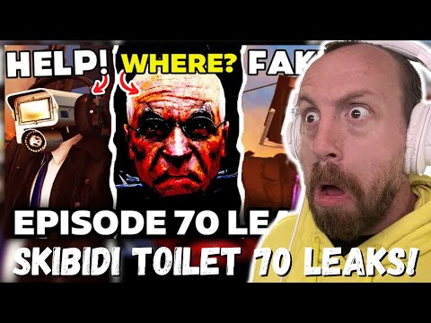 EPISODE 70 LEAKS & ANNOUCEMENT?! - SKIBIDI TOILET ALL Easter Egg Analysis Theory (REACTION!!!)