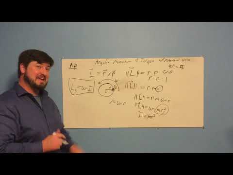 Rotational Motion - 7A - Angular Momentum and Torque with Rotational Units