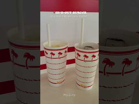 In-N-Out Burger / San Carlos / Cheese Burger / US Burger / West coast / What I eat / #shorts