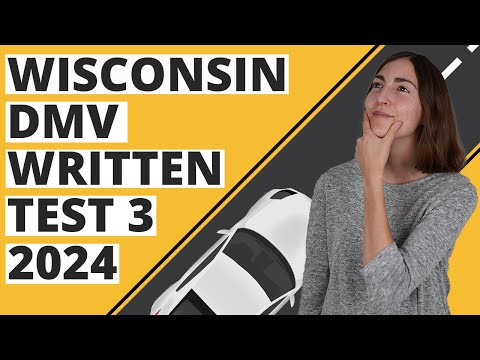 Wisconsin DMV Written Test 3 2024 (60 Questions with Explained Answers)