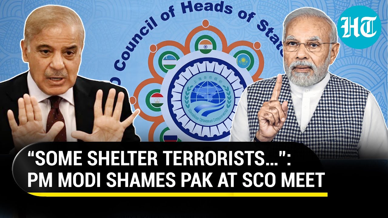 Putin, Xi Watch as PM Modi Slams Pak at SCO Summit; Urges “No Double Standards On Terror”