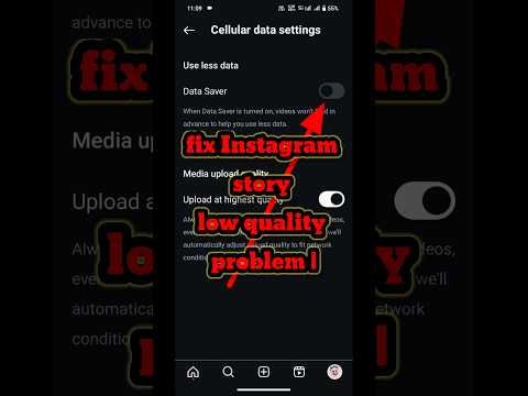 fix Instagram story low quality problem || how to upload high quality story to Instagram in 2024