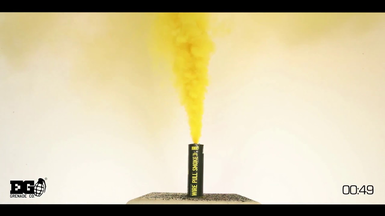 Firework Crazy - WP40 Yellow Smoke Grenade by Enola Gaye