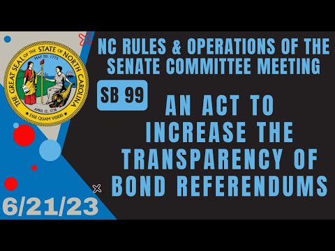 NC Bill Aims to Create Transparency in the Bond Referendum Process