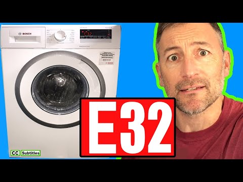Washing Machine Error Code E32 Do not PANIC