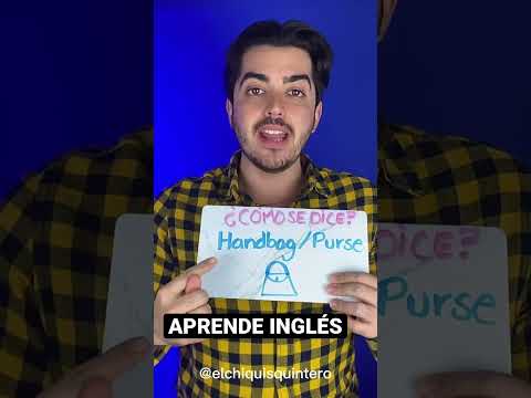 ΒΏCΓ³mo se dice BOLSO en inglΓ©s? πΊπΈ #ingles #aprendeingles #inglesfacil #clasesdeingles