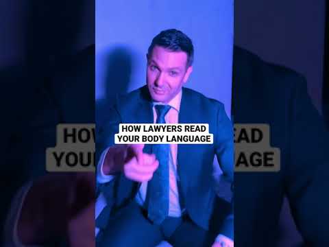 How Lawyers Read Your Body Language - @LawByMike #Shorts #Hands #Psychology