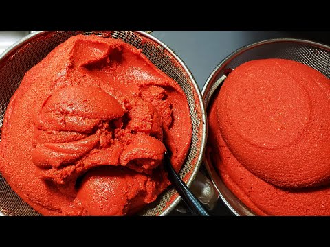 How to make Tomato Paste | BEST Homemade Tomato Paste