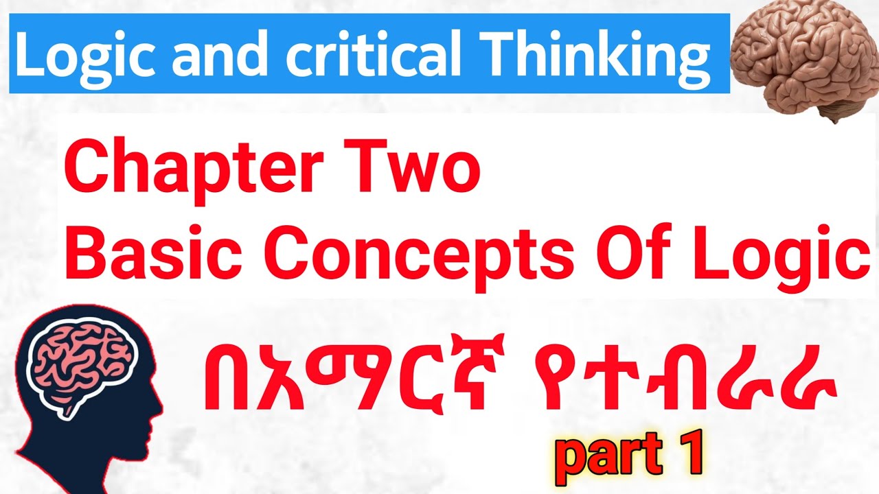 LOGIC AND CRITICAL THINKING | For Freshman Students | Chapter 2 -BASIC CONCEPTS OF LOGIC |