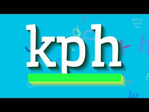 HOW TO PRONOUNCE KPH? #kph