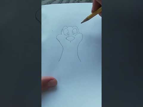 How to draw a cartoon dog! #drawing #howtodraw #art #shorts