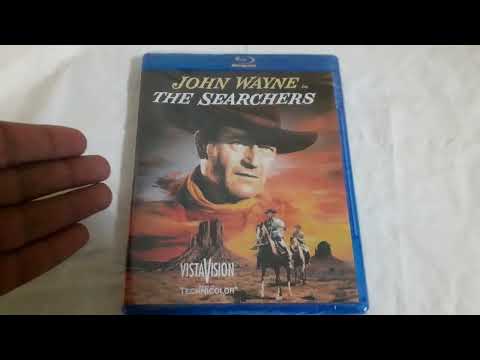 THE SEARCHERS 1956 WARNER HOME VIDEO BLU RAY UNBOXING REVIEW!!!