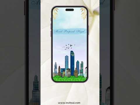 New Template For Custom Love Story Wedding Invitation Video | #lovestory Invito AI-1202