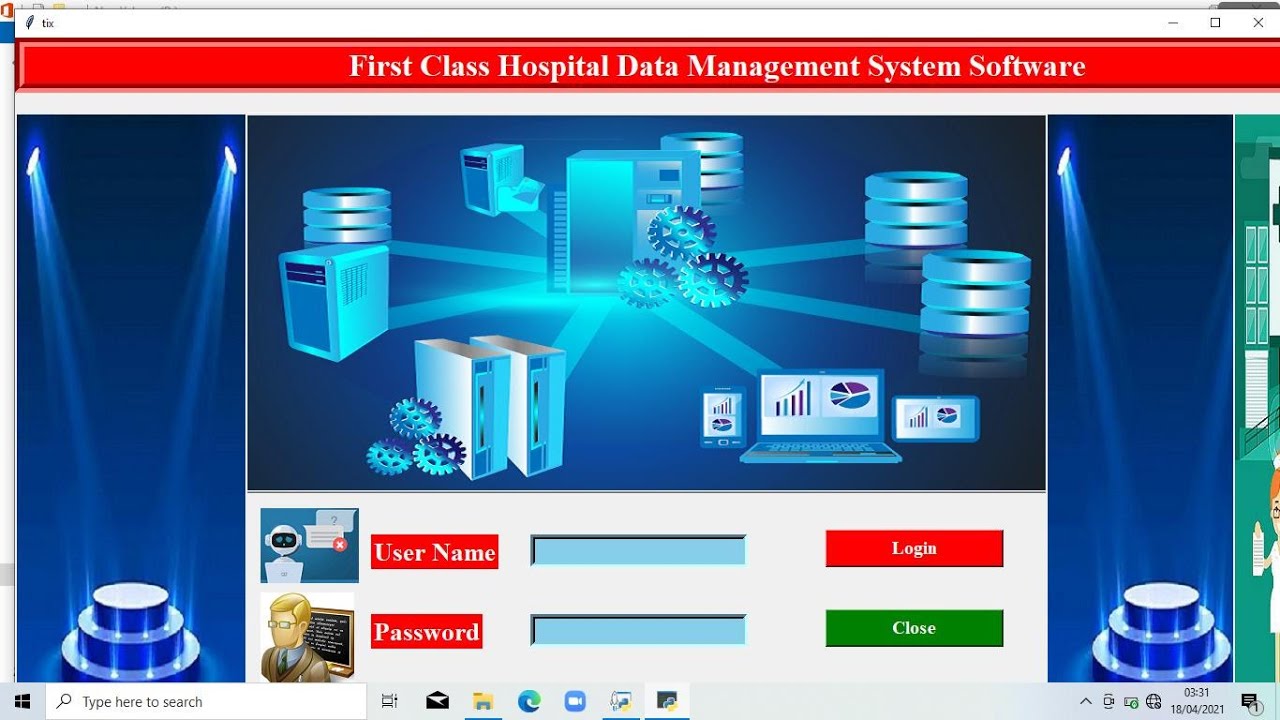 FULL FEATURED HOSPITAL MANAGMENT SYSTEM USING PYTHON