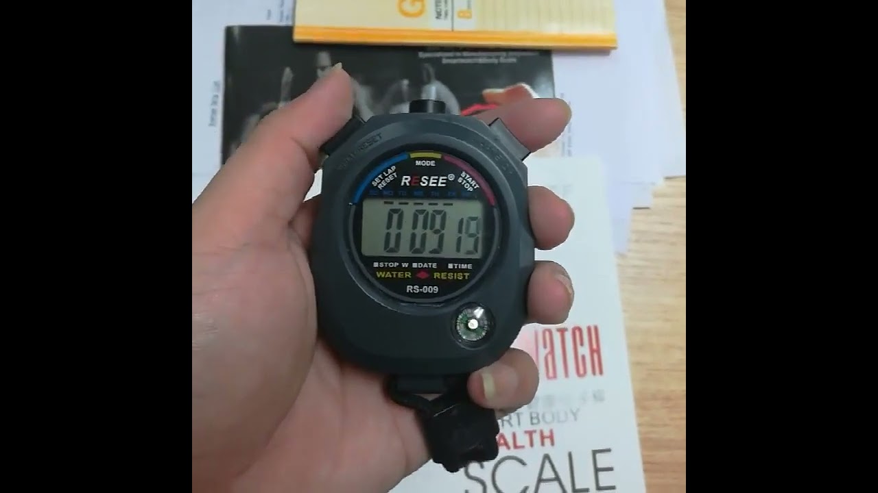 2 memory countdown stopwatch RS-009