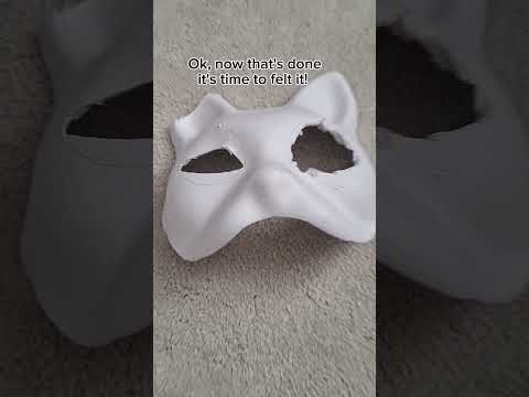 Brightheart mask! (It sold!)#therian #warriorcats #warriors #books #brightheart #therianmask #viral