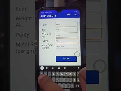 How to calculate old/ New Gold Value and Live rate