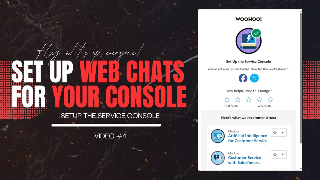 💬 Set Up Web Chat in Salesforce | Live Chat + Omni-Channel  Complete Trailhead Tutorial