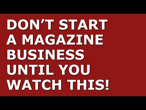 How to Start a Magazine Business | Free Magazine Business Plan Template Included