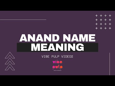 Anand Name Meaning | Anand Name Whatsapp Status | Vibe Pulp |#Anand #Namemeaning #vibepulp