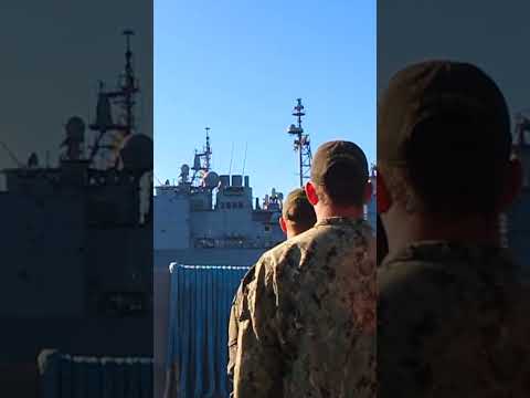 Sailors Salute Cruiser #navy #usa #military #marines #army #airforce