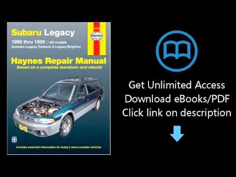Subaru Legacy '90 THRU '99 (Haynes Repair Manual)