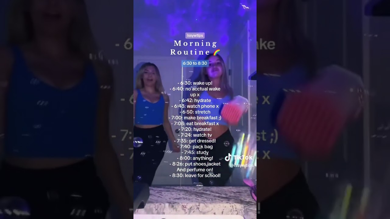 Realistic morning routine for school 🏫 #damselplot #school #routines #shorts #viral