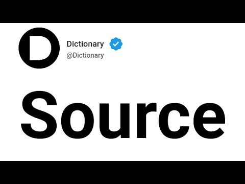 Source Meaning In English