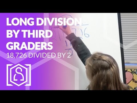 Long Division by Third Graders: 18,726 Divided by 2